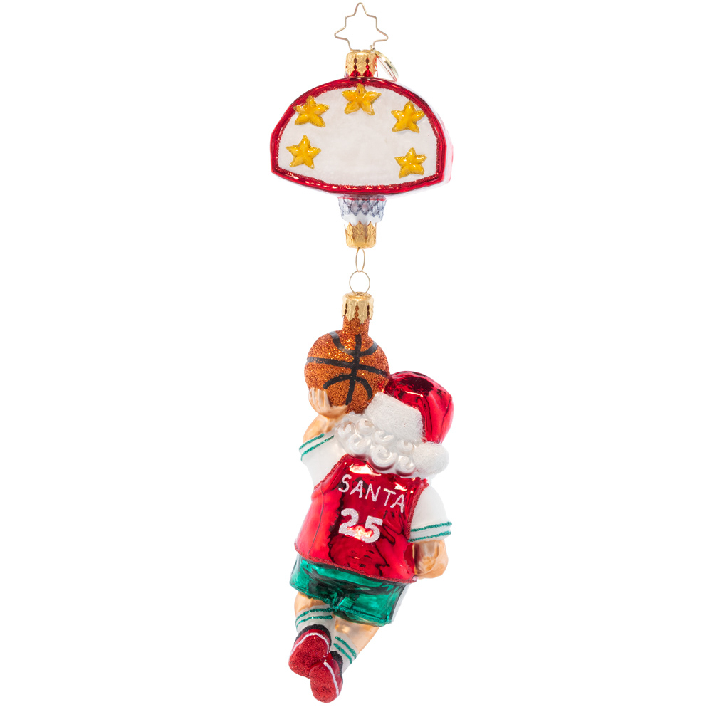 Christopher Radko Christopher Radko 7.5-Inch Baller Santa - The Lamp Stand