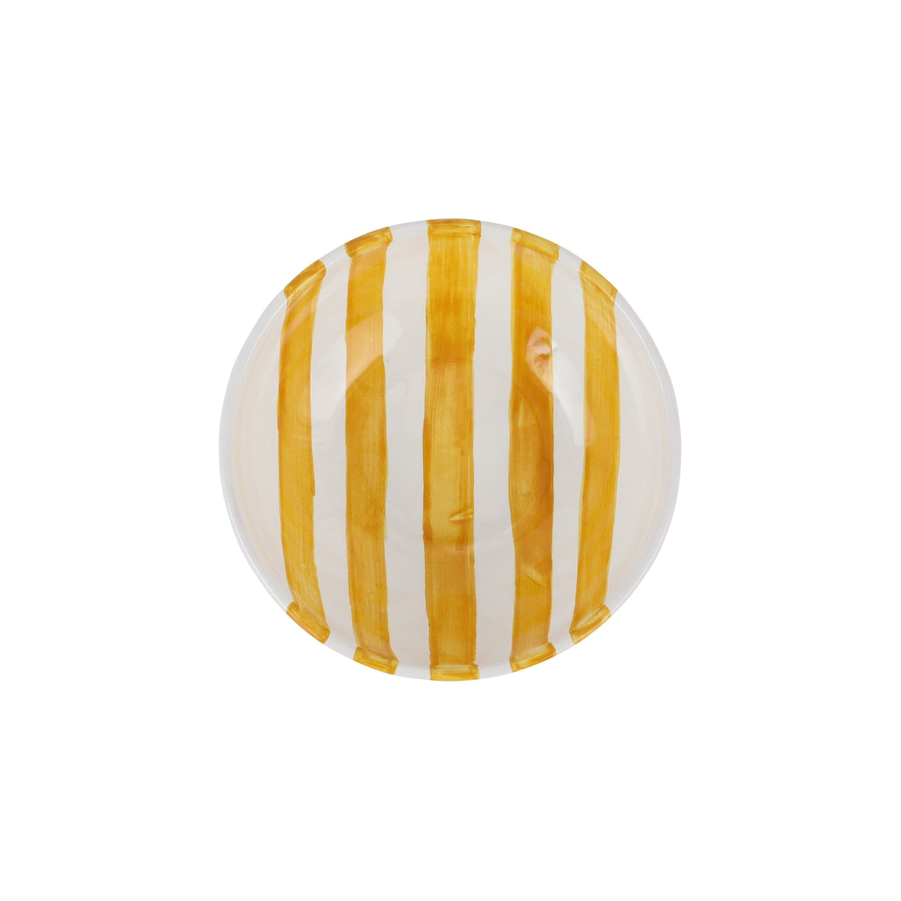 Vietri Amalfitana Yellow Stripe Cereal Bowl - The Lamp Stand