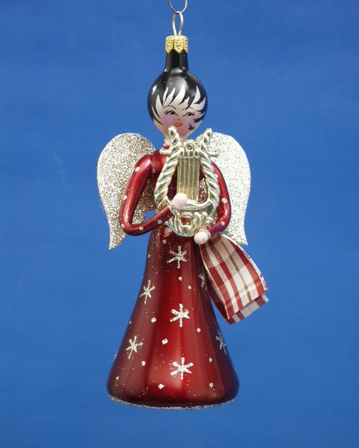 Soffieria De Carlini Angel with Harp Ornament - The Lamp Stand