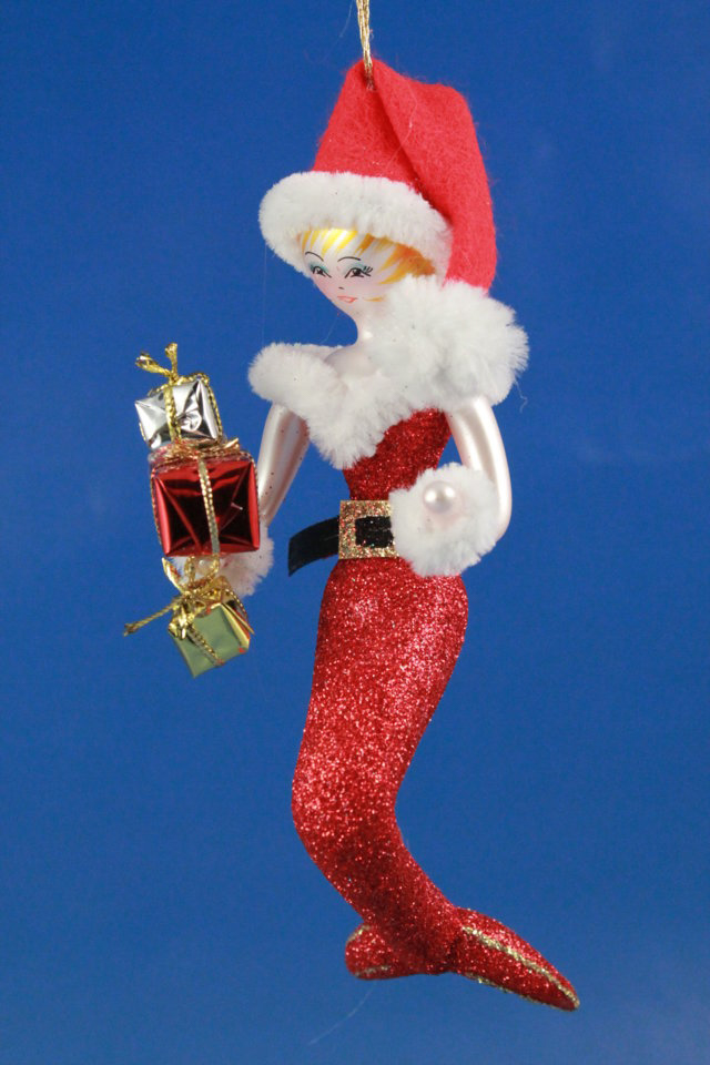 Soffieria De Carlini Santa Mermaid Ornament - The Lamp Stand