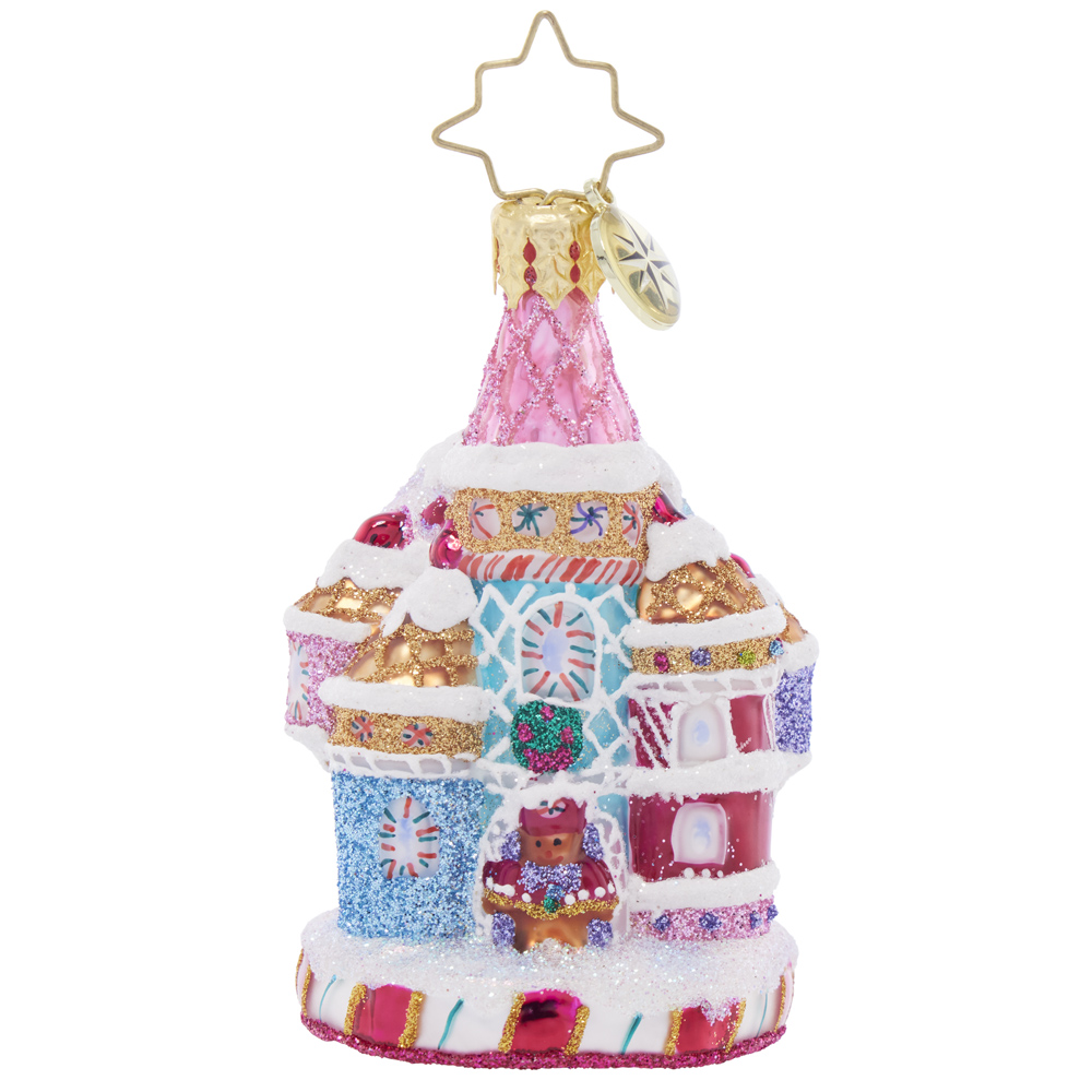 Christopher Radko Candy Cane Castle Gem