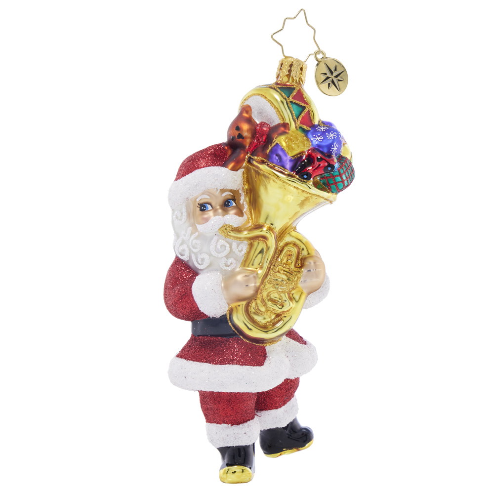 Christopher Radko Tuba-Totin' Santa