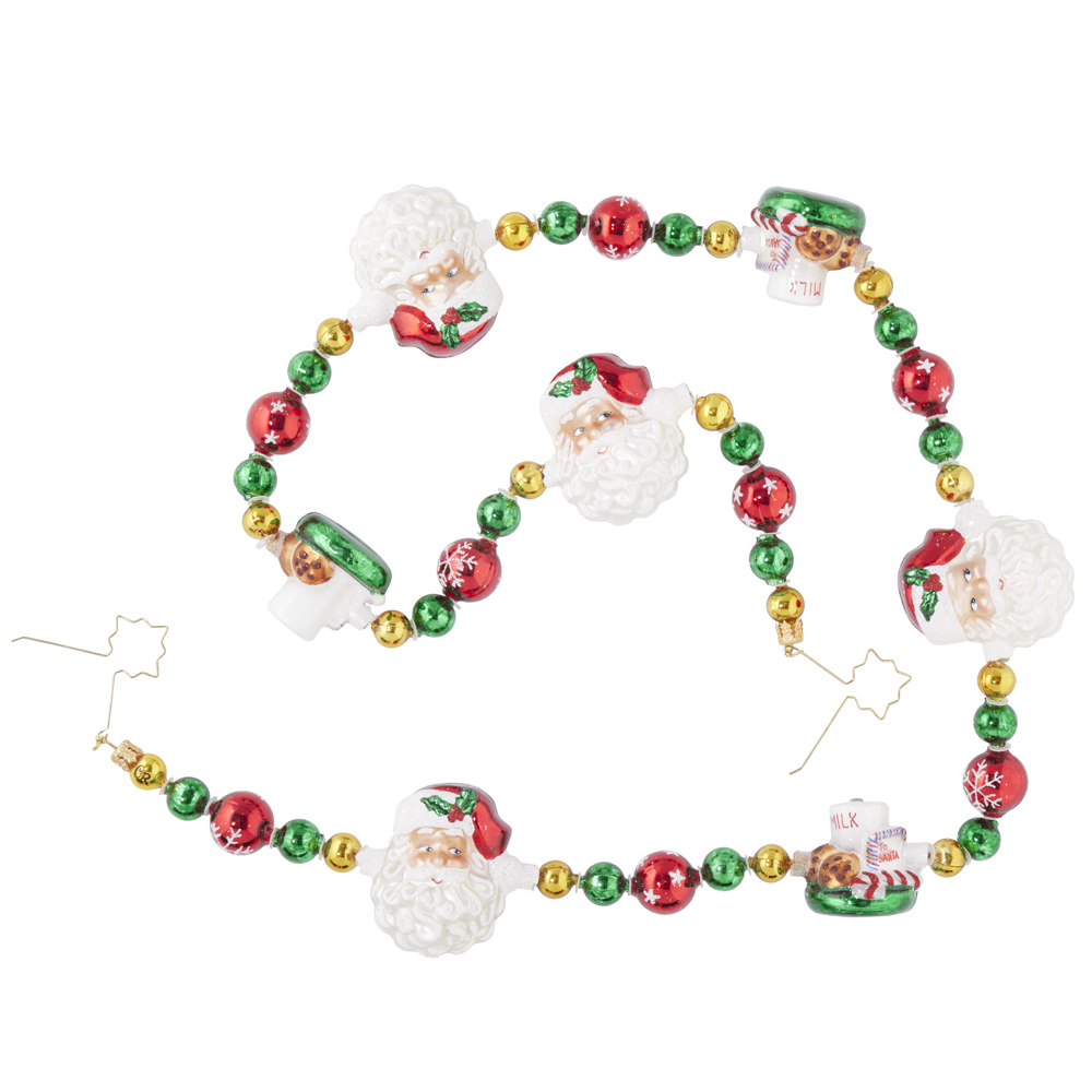 Christopher Radko Snacktime Santa Garland