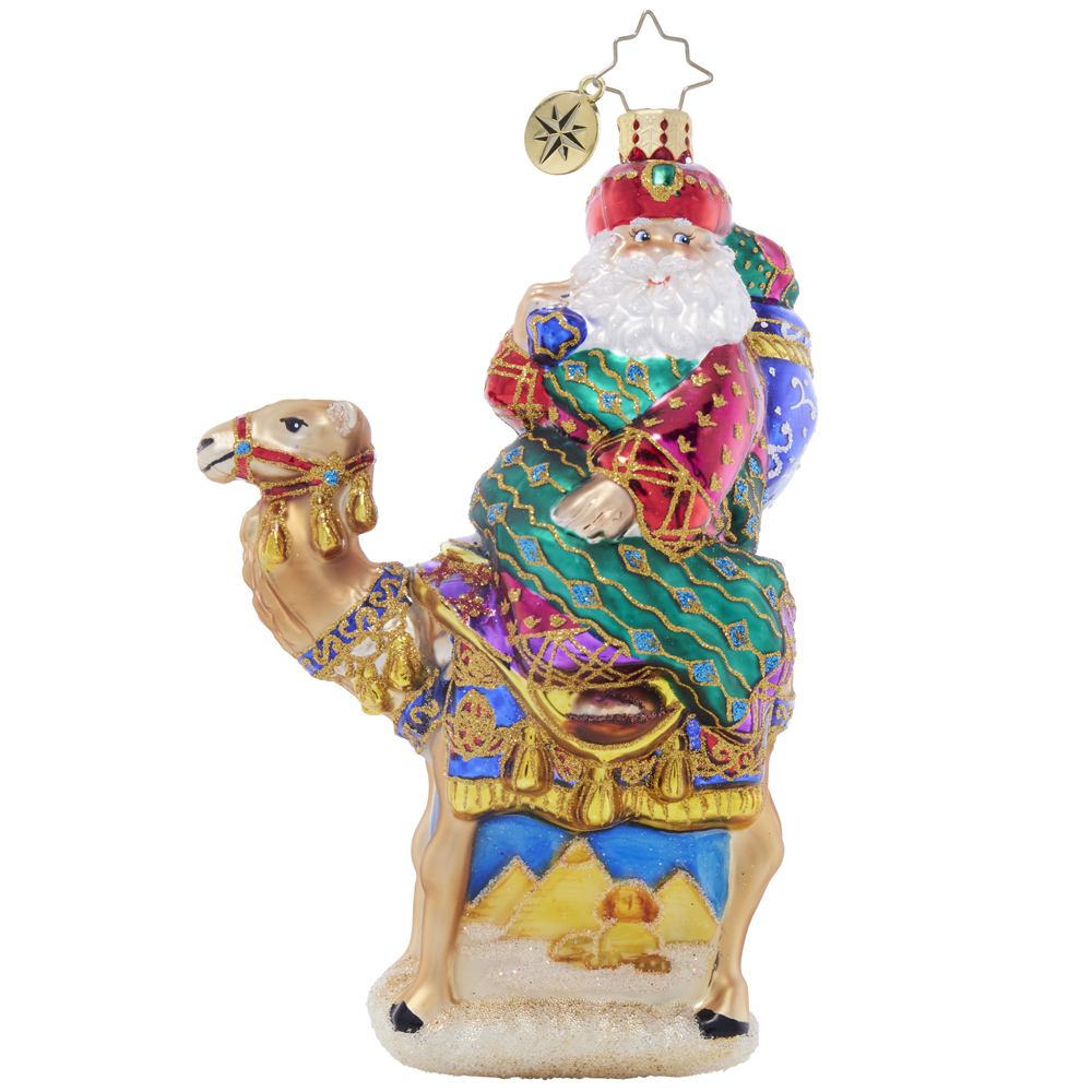Christopher Radko Camel-Drawn Claus