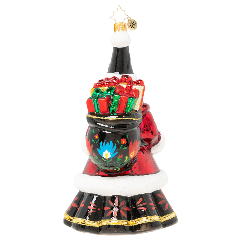 Christopher Radko Festive Folk Santa