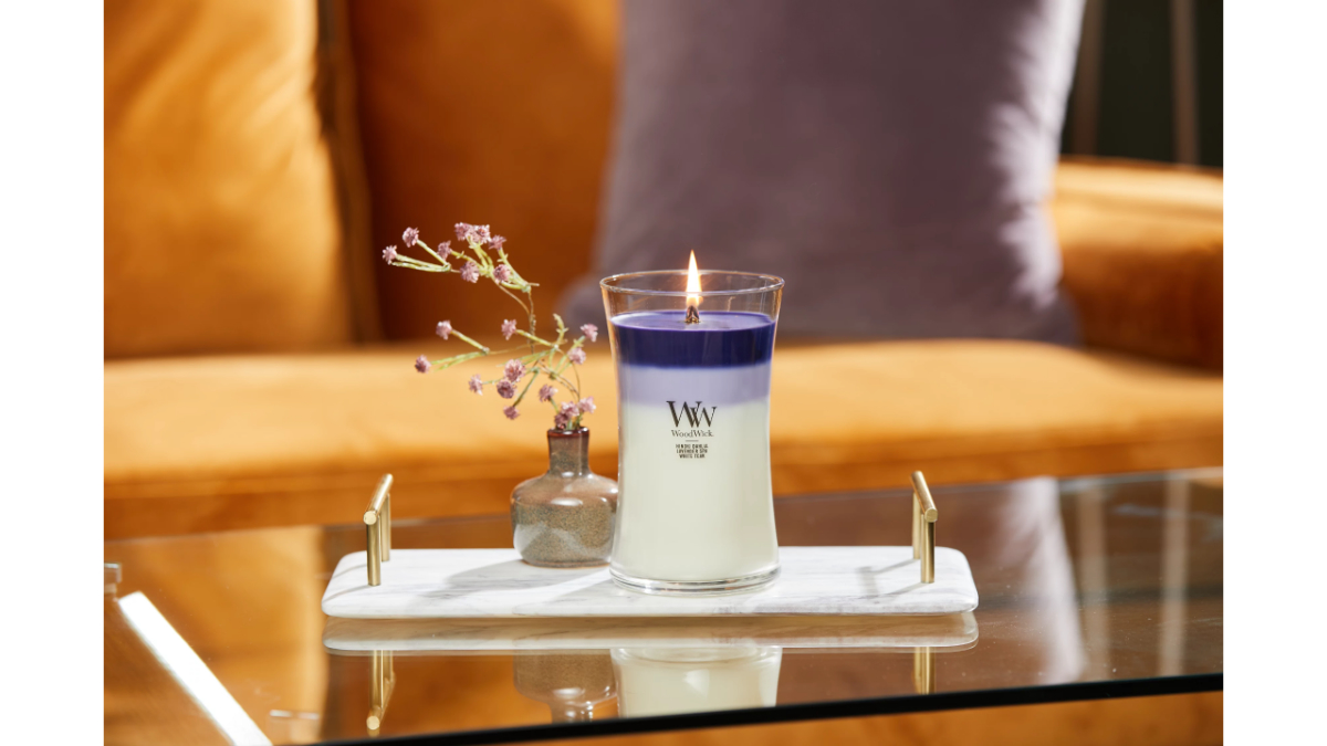 WoodWick Candles Evening Luxe Trilogy Large Hourglass Candle
