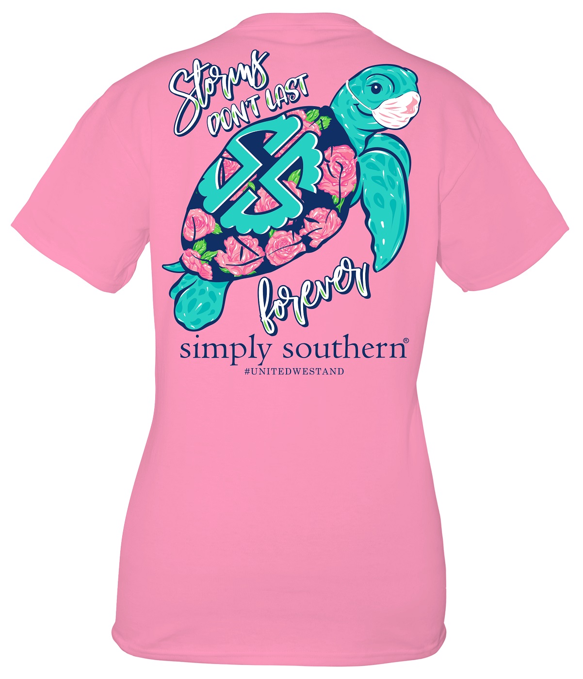 Simply Southern Large Storms Don¶?¶?t Last Forever Flamingo Short ...
