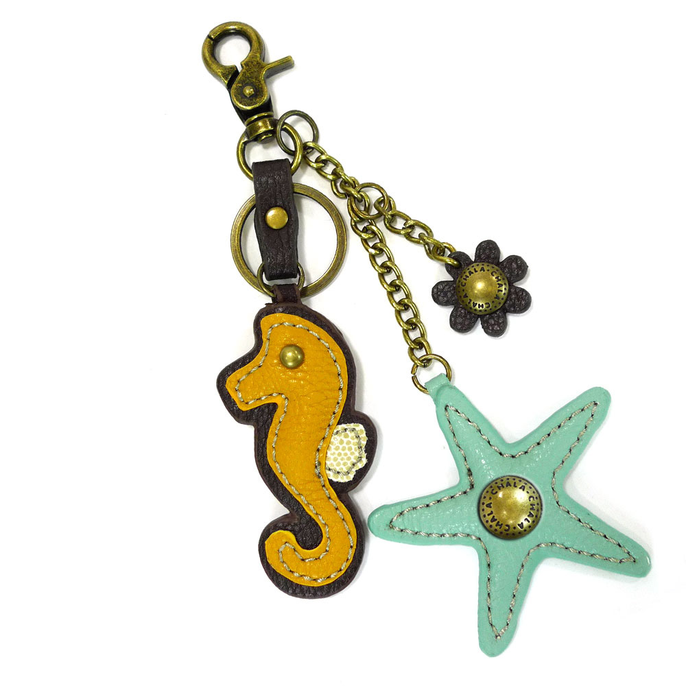 Chala Handbags Seahorse Charming Key Chain by Chala|The Lamp Stand
