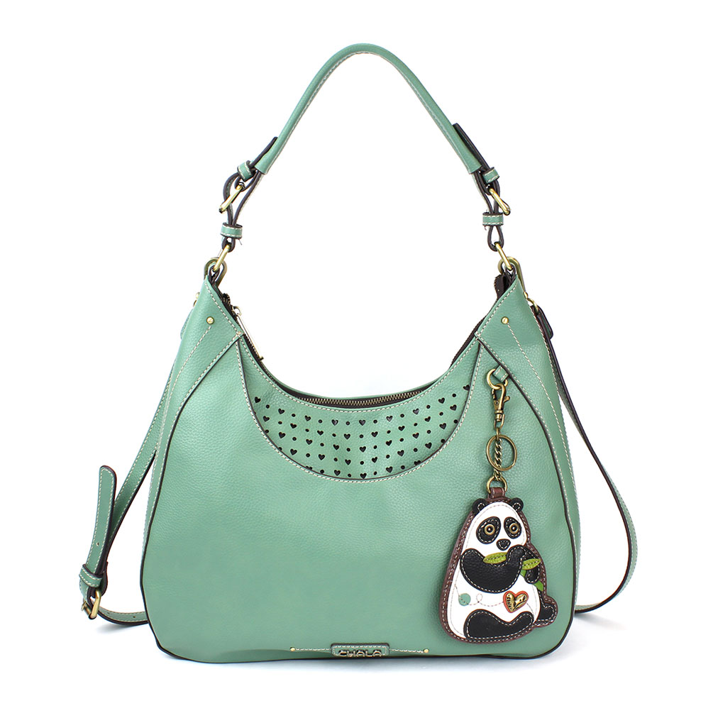 Chala Handbags Teal New Panda Sweet Hobo Tote by Chala|Free Shipping ...