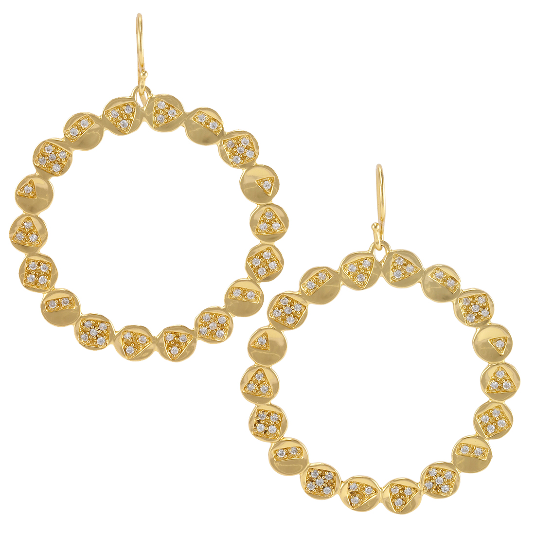 Melinda Maria Remy Pod Earrings - Gold White - Melinda Maria|The Lamp Stand