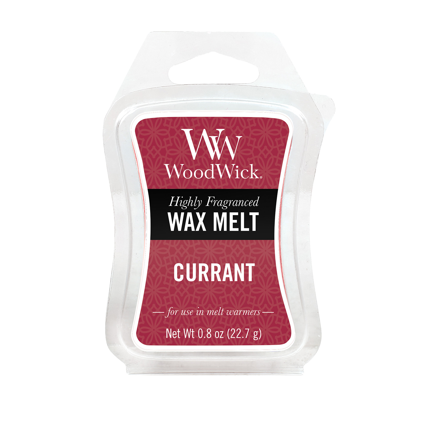 WoodWick Currant WoodWick 0.8 oz. Mini Hourglass Wax Melt|The Lamp Stand