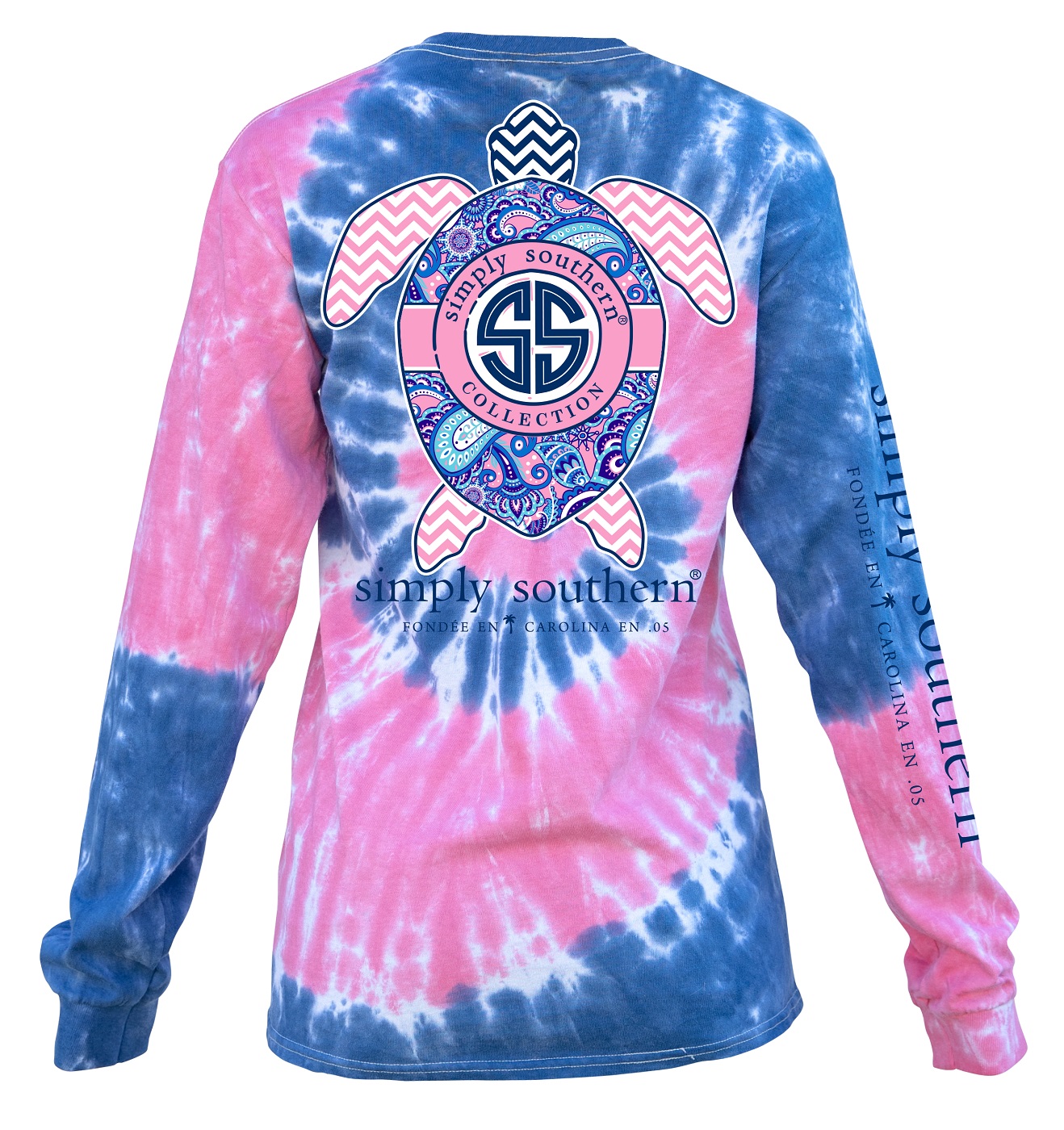 Simply Southern XXLarge Turtle Logo Taffy Long Sleeve Tee by Simply ...