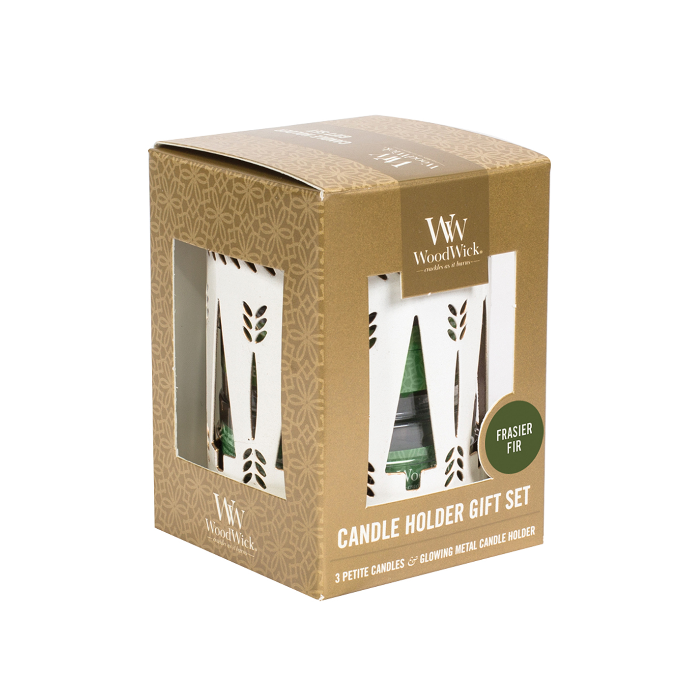 WoodWick White Trees with Frasier Fir Petite Gift Set WoodWick Candle ...