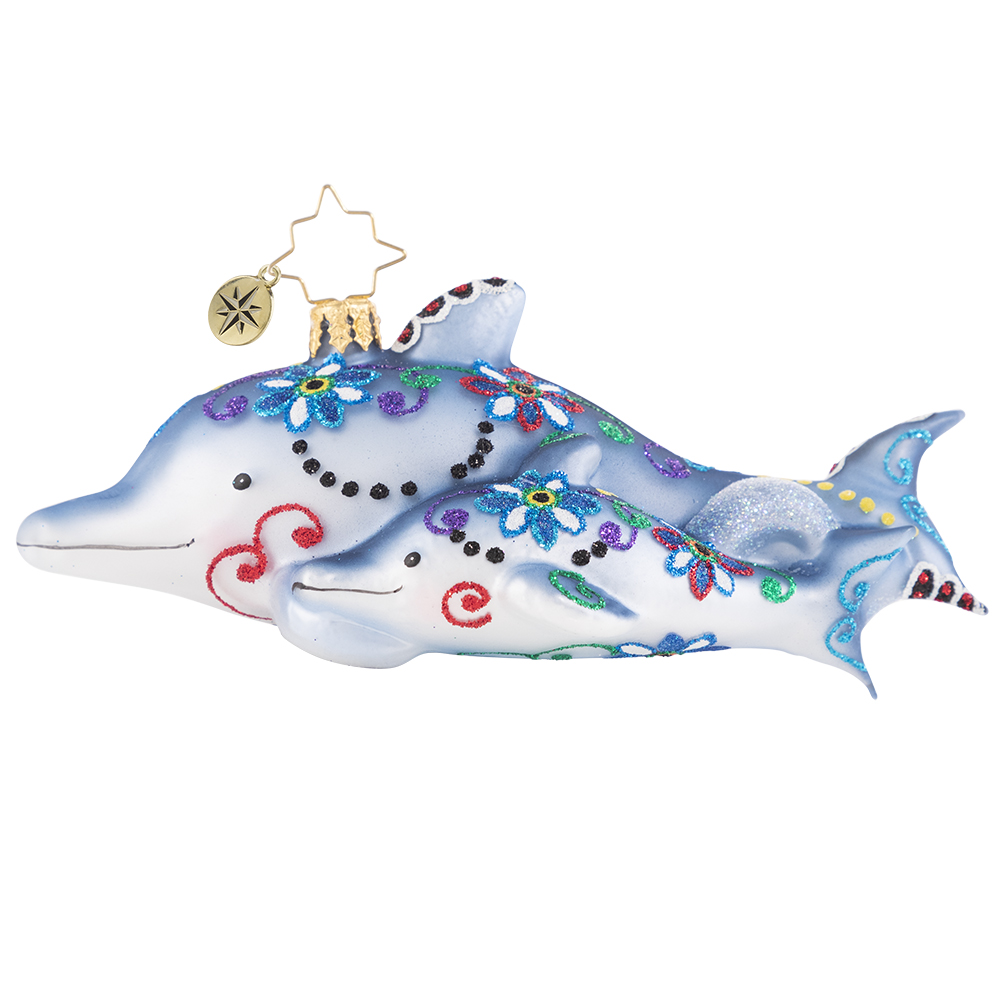 Christopher Radko Swimming Through Florals Ornament by Christopher ...