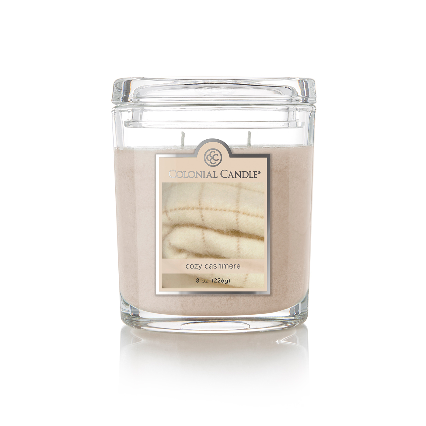 Colonial Candle Cozy Cashmere 8 oz. Oval Jar Colonial Candle|The Lamp Stand
