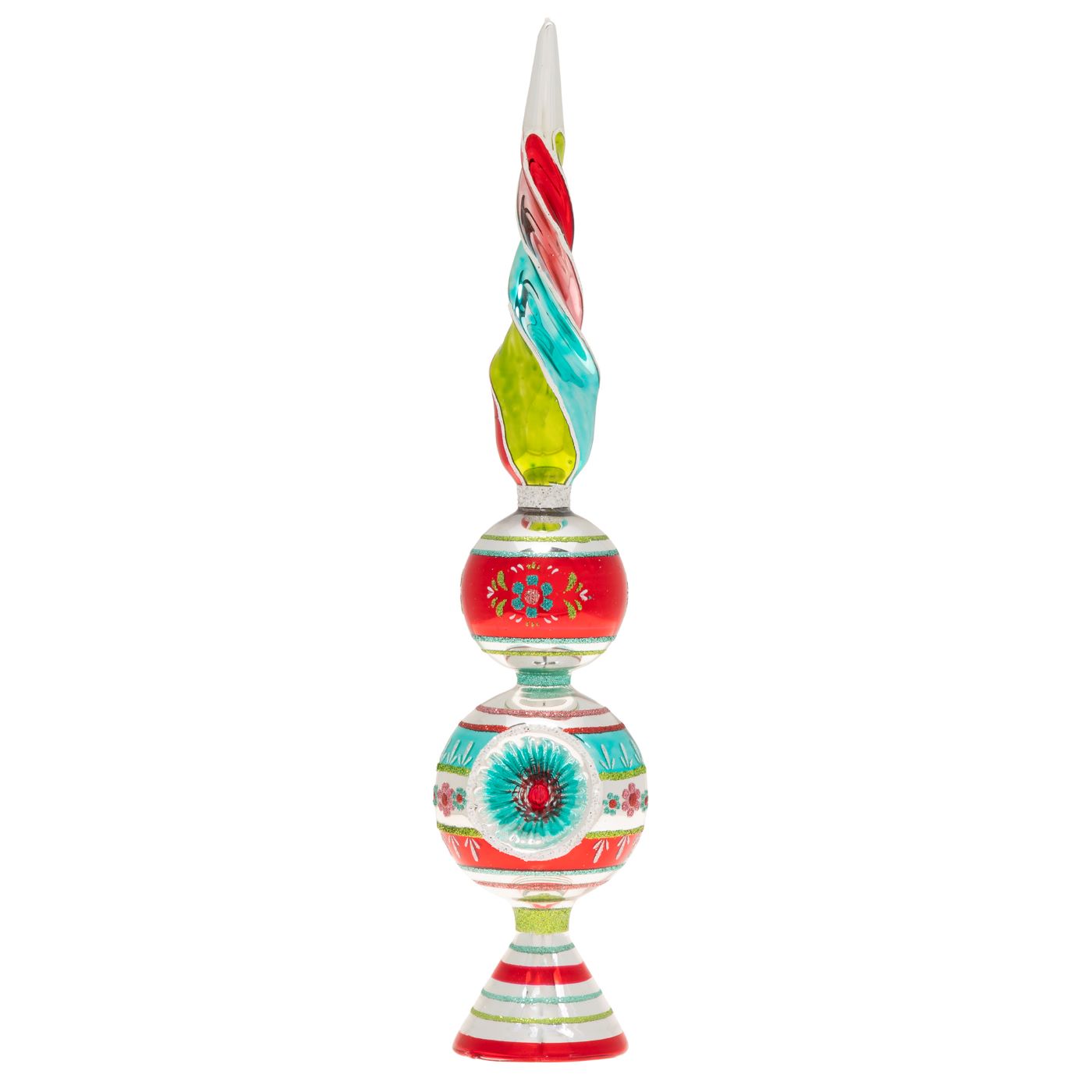 Christopher Radko Festive Fete 13" Finial Stand With Reflectors by ...