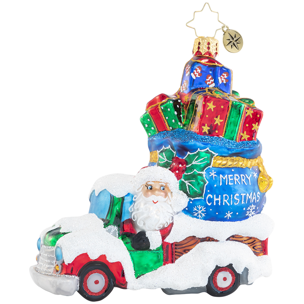Christopher Radko Fantastically Freezing Gift Delivery Ornament by ...