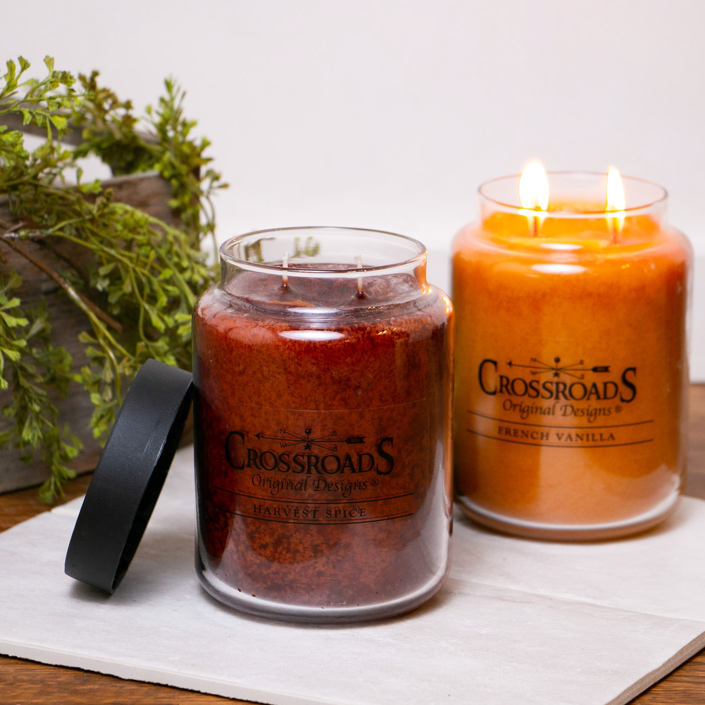 Crossroads Candles Harvest Spice 26 oz. Crossroads Candle|The Lamp Stand