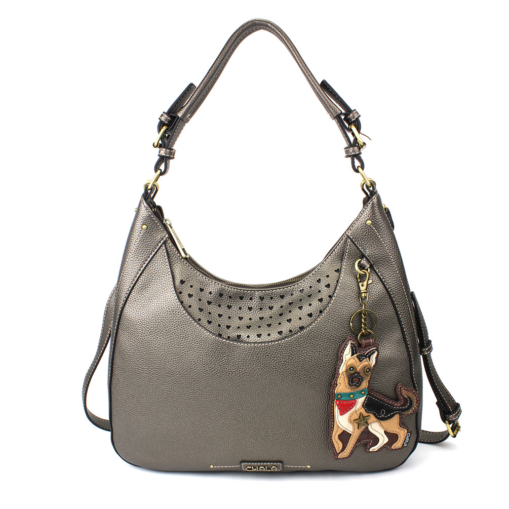 Chala Handbags Pewter German Shepherd Sweet Hobo Tote by Chala|The Lamp ...