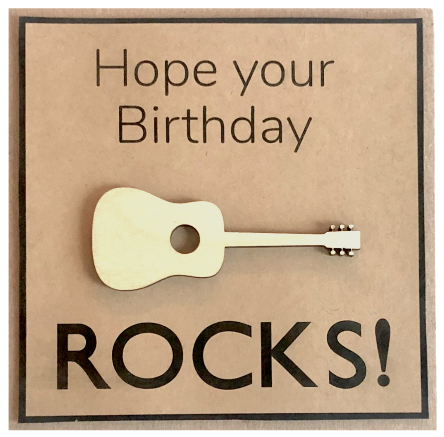 High Strung Studios Greeting Card Hope Your Birthday Rocks