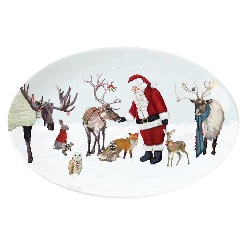 Oopsy Daisy Christmas Bunch Serveware Platter