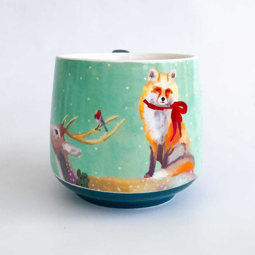 Oopsy Daisy Wondrous Animals Serveware Mugs - Box of 4