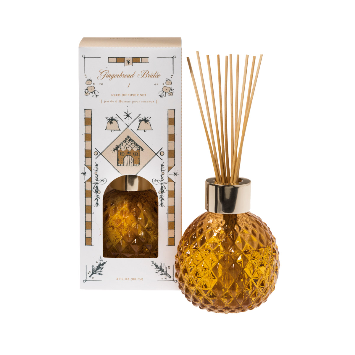 Aromatique Gingerbread Brulee Diffuser Set