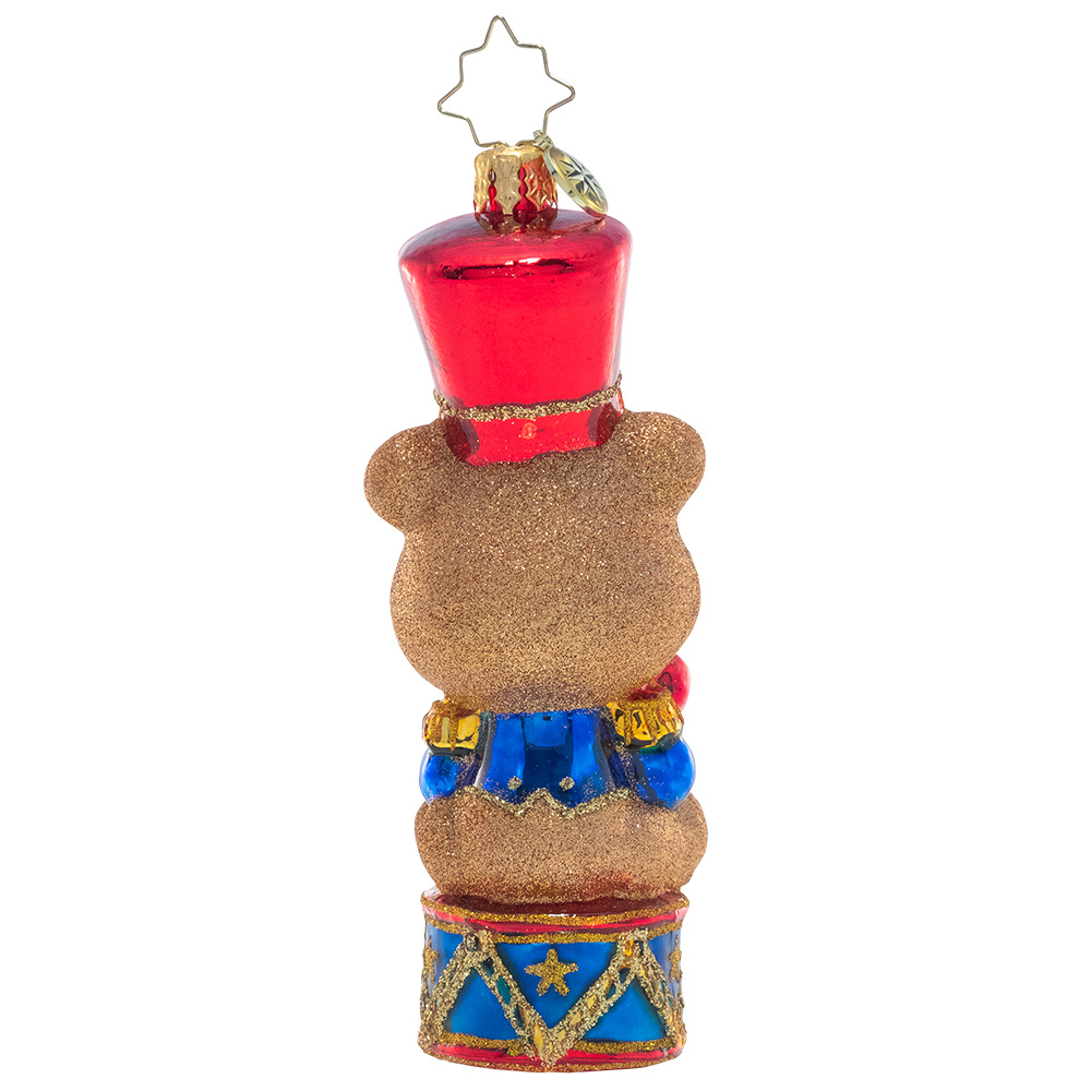 Christopher Radko Ornament Tiny Teddy Drummer Boy