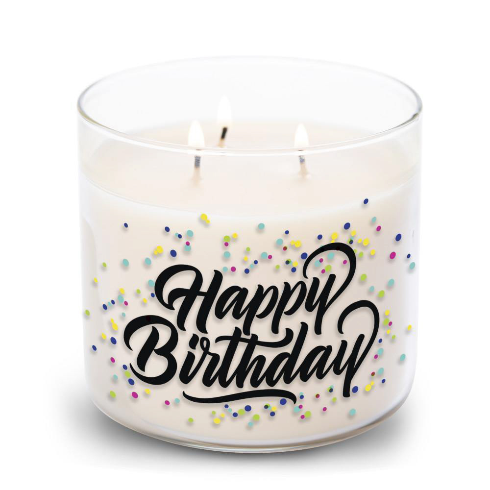 Colonial Candle 14.5 Oz. Happy Birthday Candle - Inspire Collection