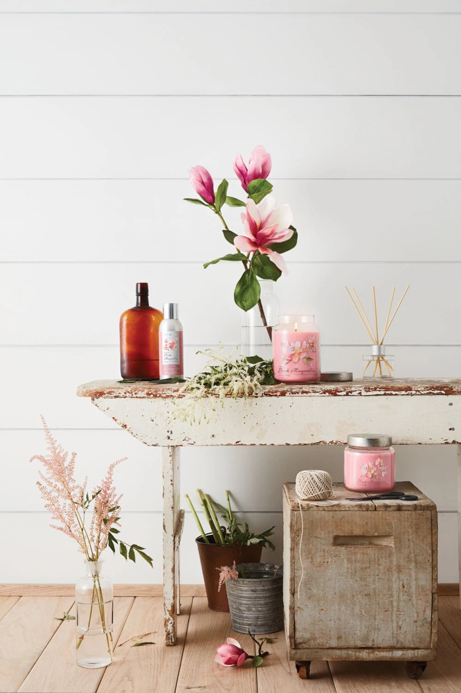 Tried and True Pink Magnolia Reed Diffuser
