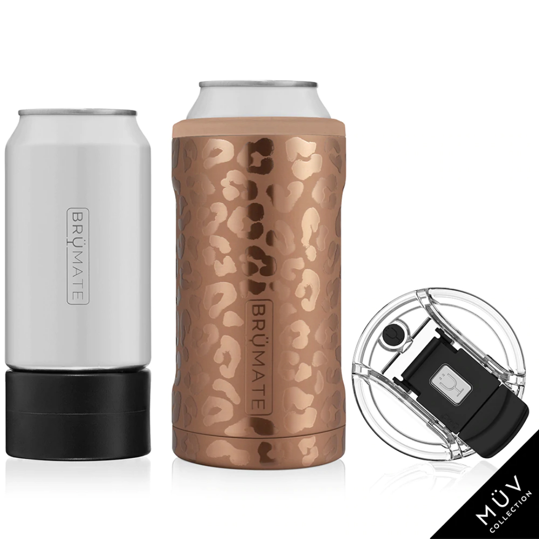 Brumate Gold Leopard 3-In-1 Hopsulator Trio
