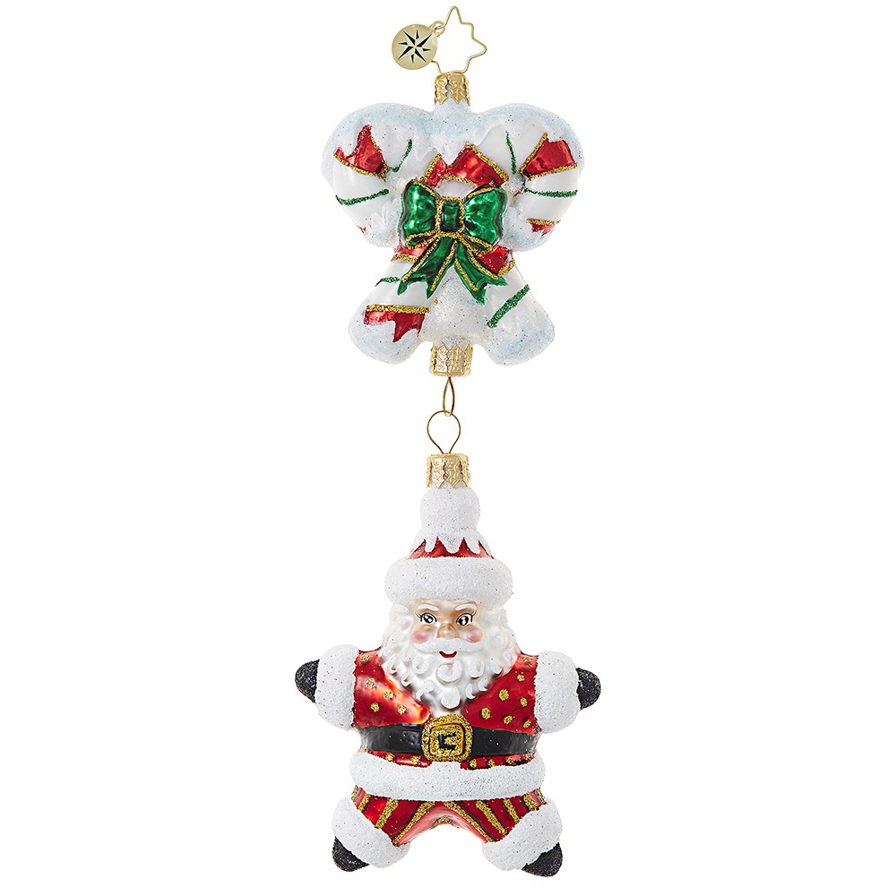 Christopher Radko Candy Cane Claus Ornament by Christopher Radko|The ...