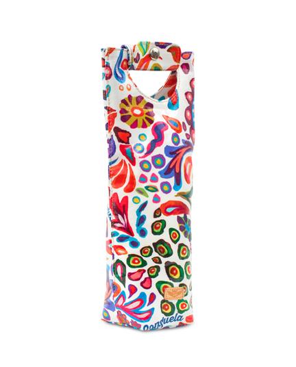 Consuela Bags White Swirly Legacy Wine Carrier by Consuela|The Lamp Stand