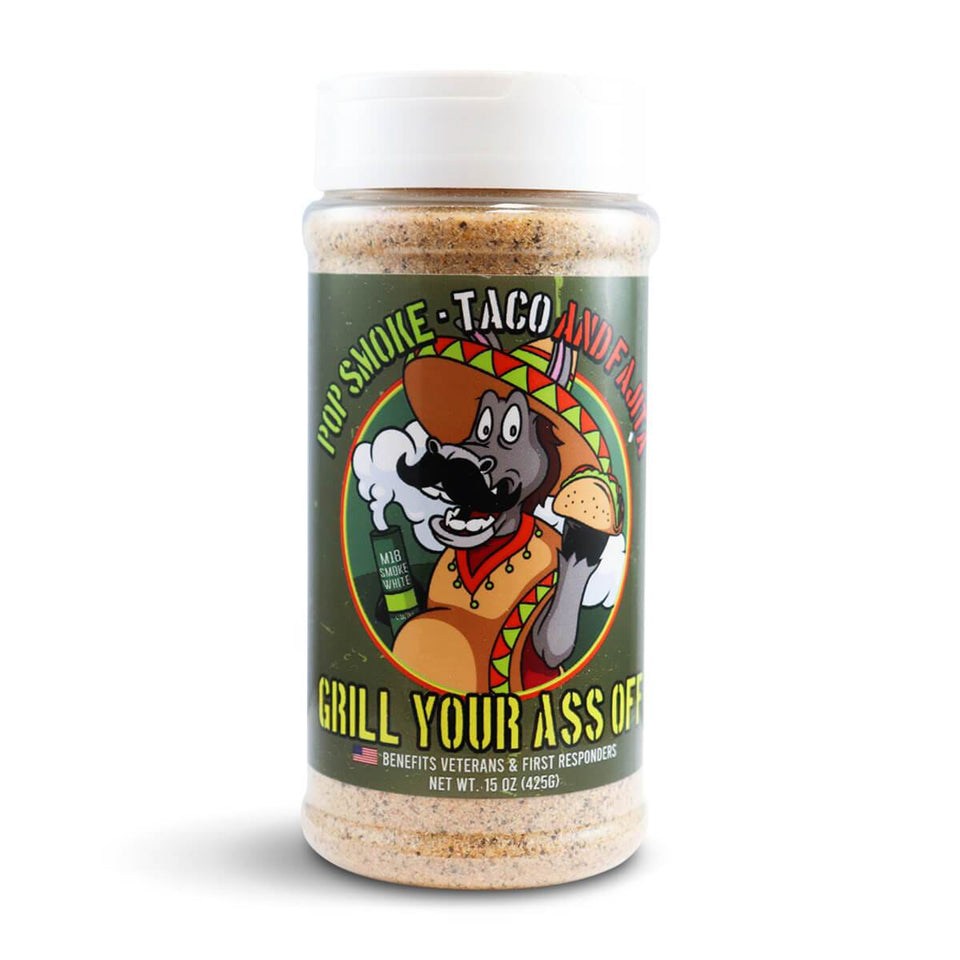 Grill Your Ass Off Pop Smoke Taco & Fajita Seasoning - The Lamp Stand