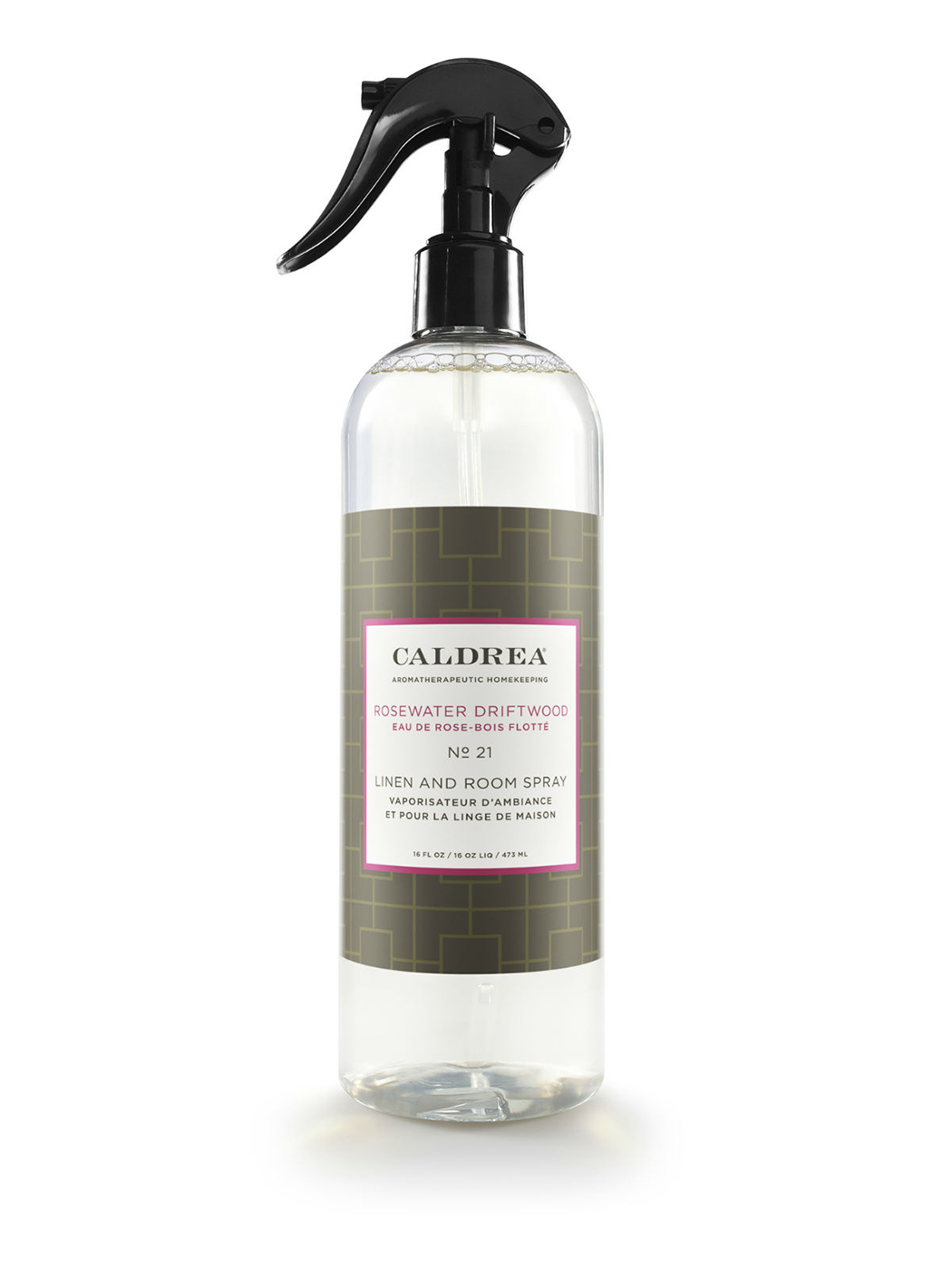 Caldrea No. 21 Rosewater Driftwood 16 oz. Linen & Room Spray by Caldrea ...