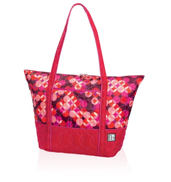 Cinda B Roundabout Red Super Tote II-The Lamp Stand