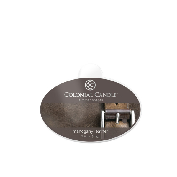Colonial Candle Mahogany Leather Simmer Snaps Colonial Candle-The Lamp ...