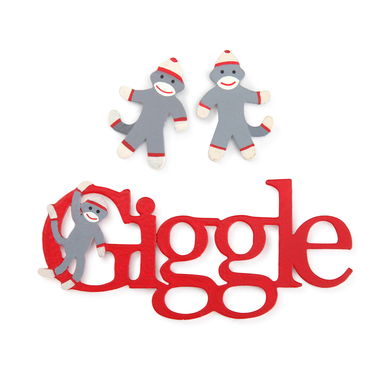 Demdaco - Embellish Your Story Giggle Word Pack Magnets - Set of 3 ...