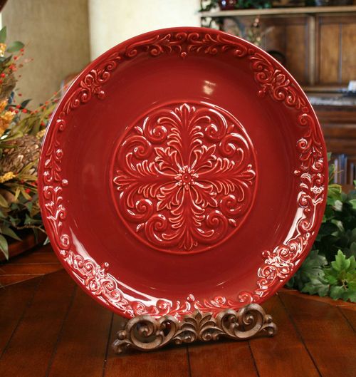Drake Berry 14" Platter-The Lamp Stand