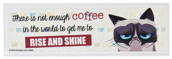 Grumpy Cat Grumpy Cat Sign - Rise & Shine-The Lamp Stand