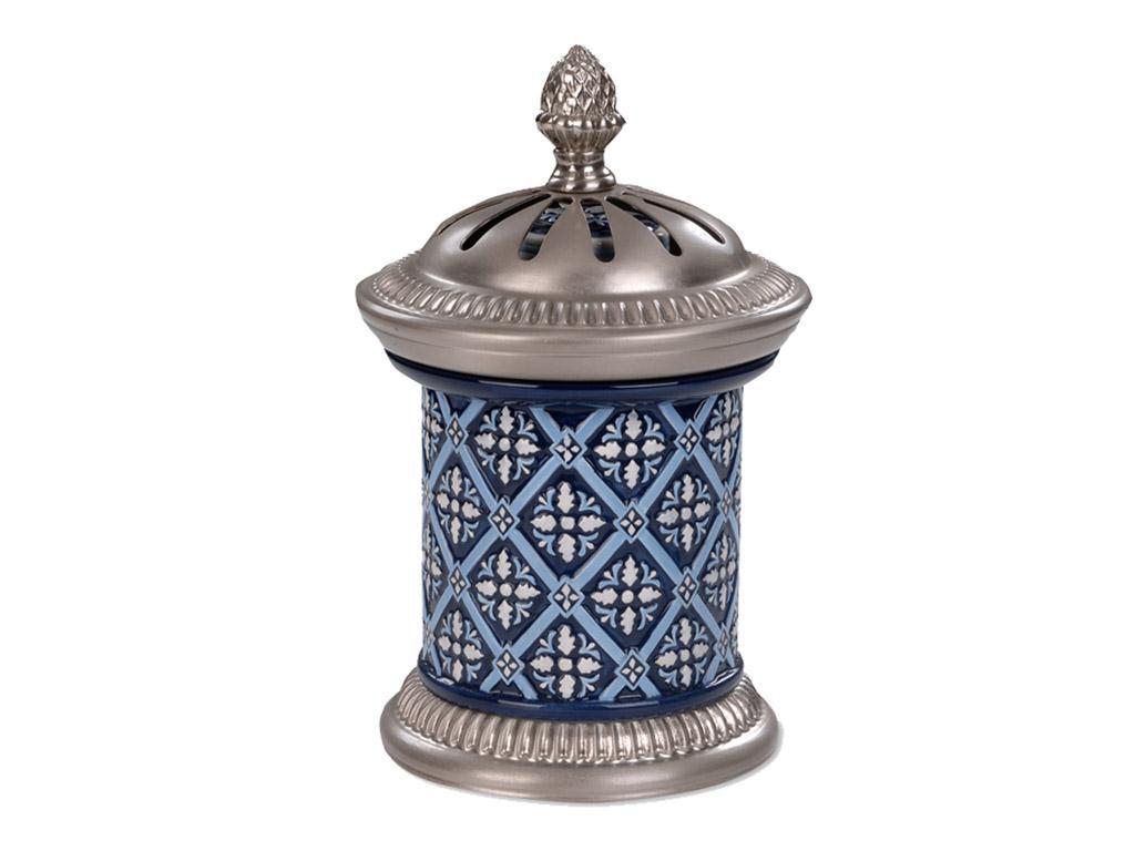 Greenleaf Damask & Metal Aroma Decor Diffuser by Greenleaf-The Lamp Stand