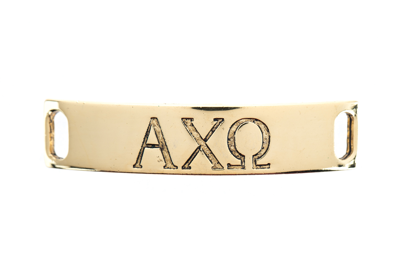 Lenny & Eva Alpha Chi Omega Refined Greek Sentiment - Antique Gold ...