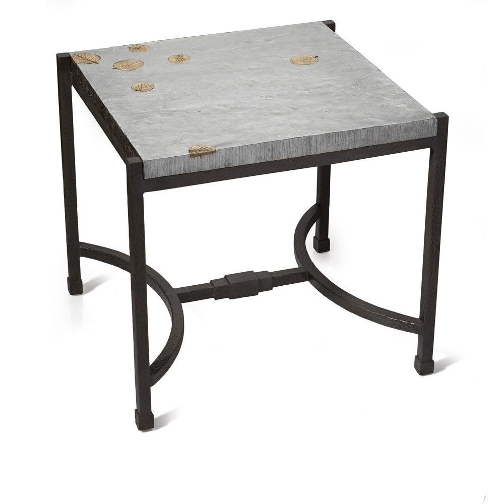 Michael Aram Fallen Leaves Square Side Table by Michael Aram-The Lamp Stand