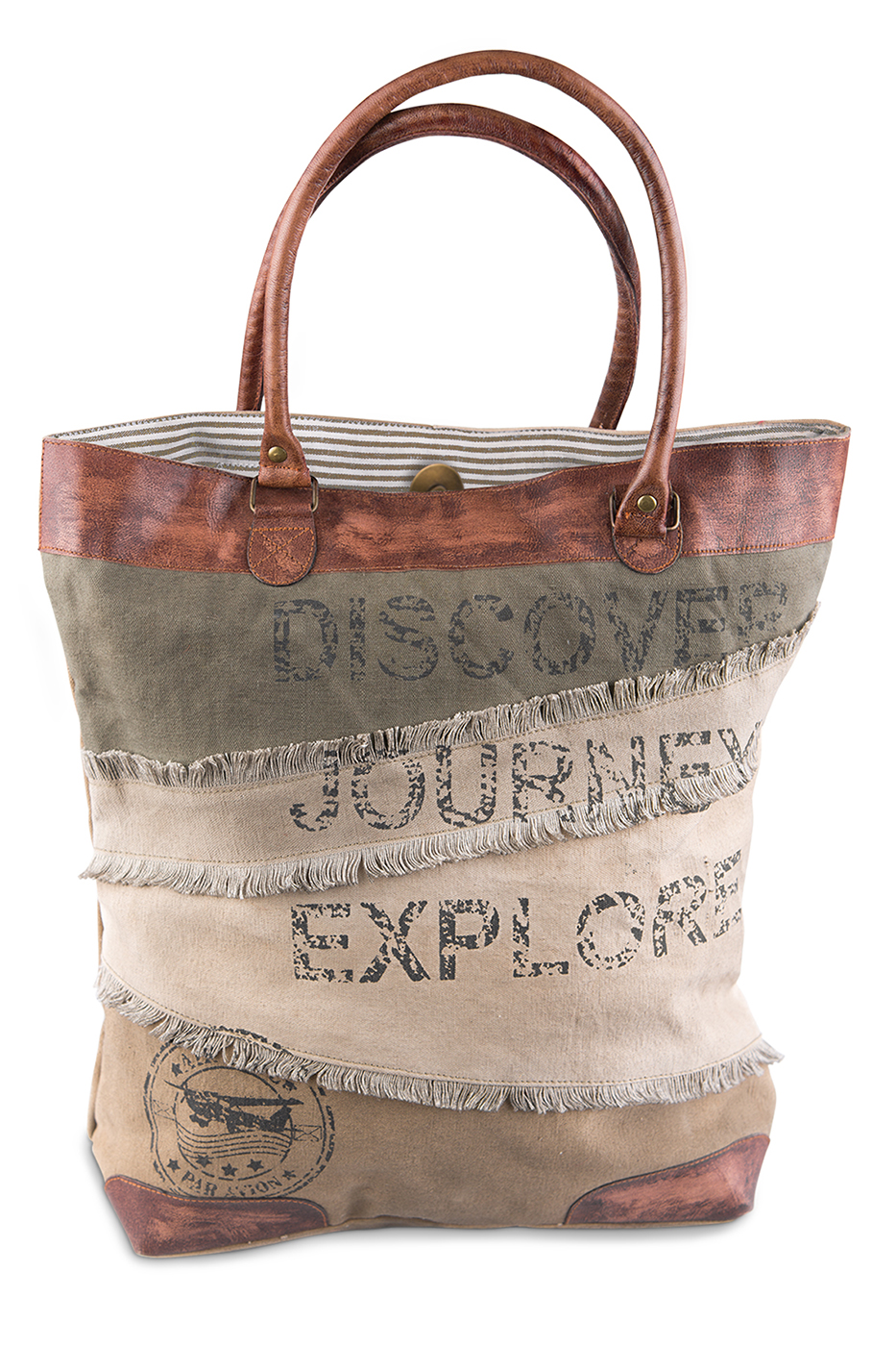 Mona B Bags Journey Canvas Tote by Mona B-The Lamp Stand