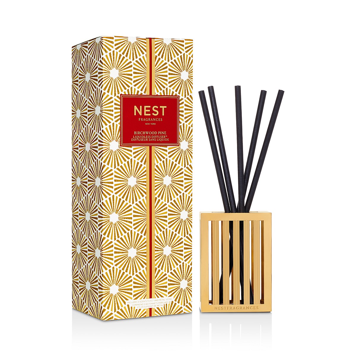 Nest Fragrances Birchwood Pine Liquidless Diffuser by NEST-The Lamp Stand