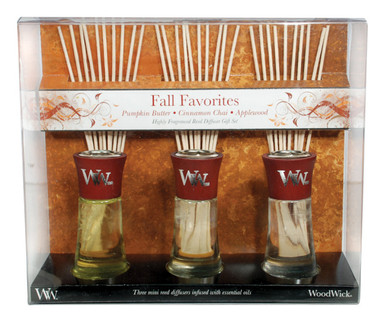 WoodWick WoodWick 2 oz. Reed Diffuser Gift Set - Fall Favorites-The ...