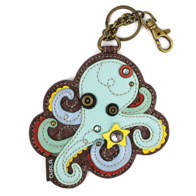 Chala Handbags Octopus Key Fob and Coin Purse by Chala|The Lamp Stand