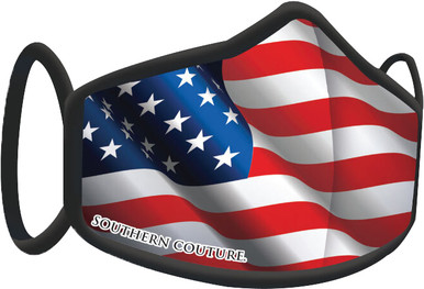 Couture Tee Company Southern Couture American Flag Face Mask By Couture ...