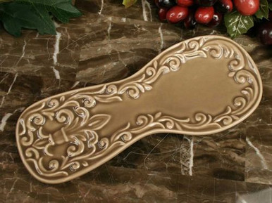 Drake Taupe Spoon Rest-The Lamp Stand
