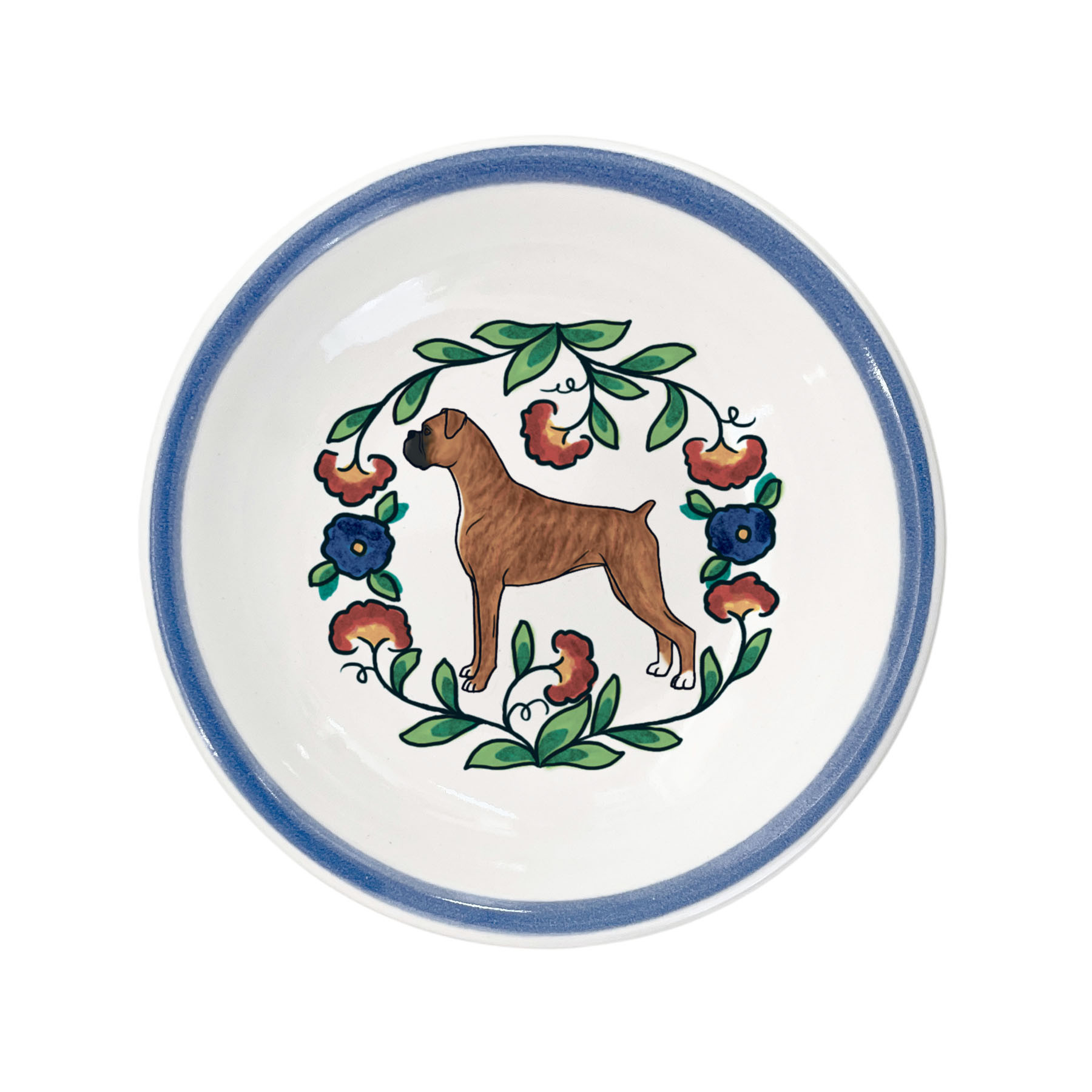 Boxer Dog Gifts – Handmade Ceramic Dog Art for Boxer Lovers